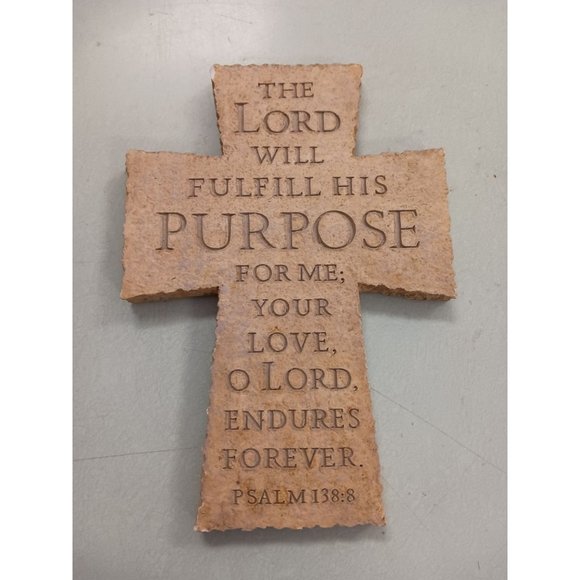 Accents | The Purpose Driven Life Cross Wall Decor The Lord Will ...